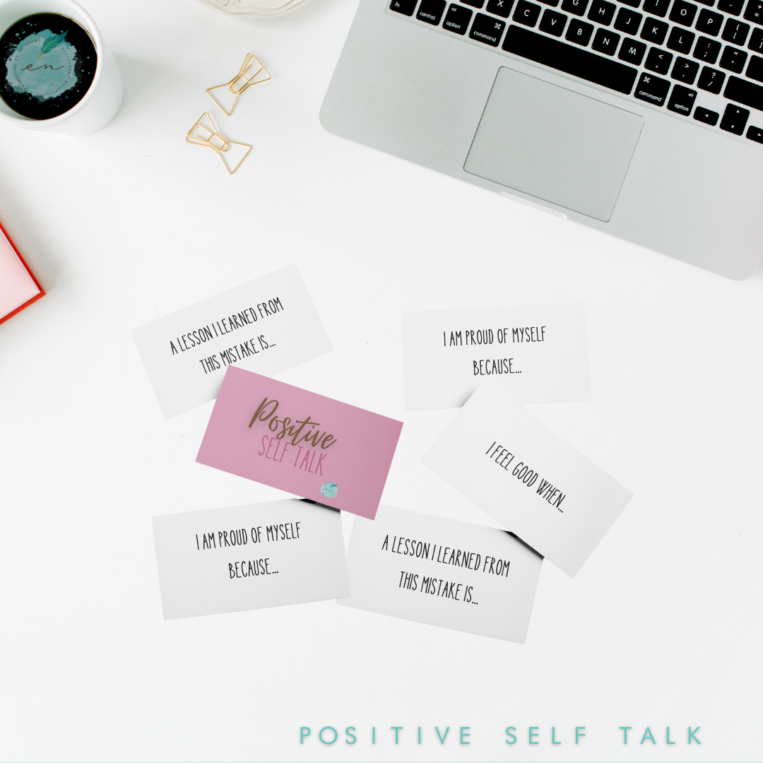 Positive Self Talk Cards Printable – Ebony Notes Company